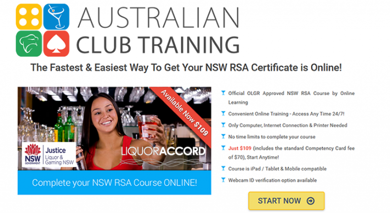 New Responsible Services of Alcohol RSA NSW Course Launched July 1 ...